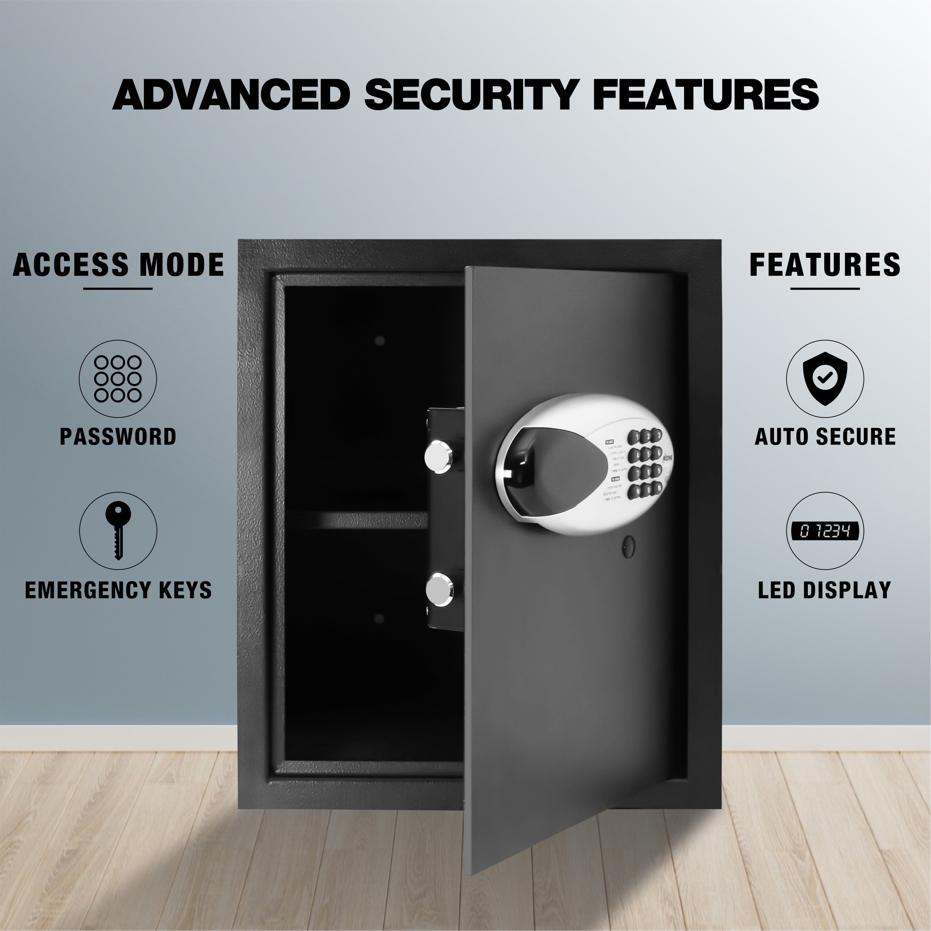 Buy Ozone Safilo Digital 1 - 40L Digital Safe Locker | Ozokart – Ozone ...