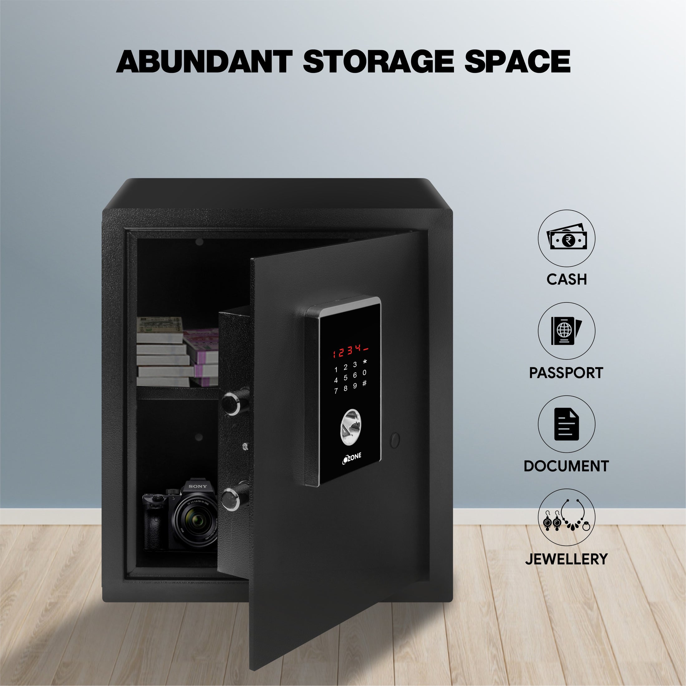 Buy Ozone Safilo Bio - 1 - 40L Digital Safe Locker - Ozokart – Ozone Group