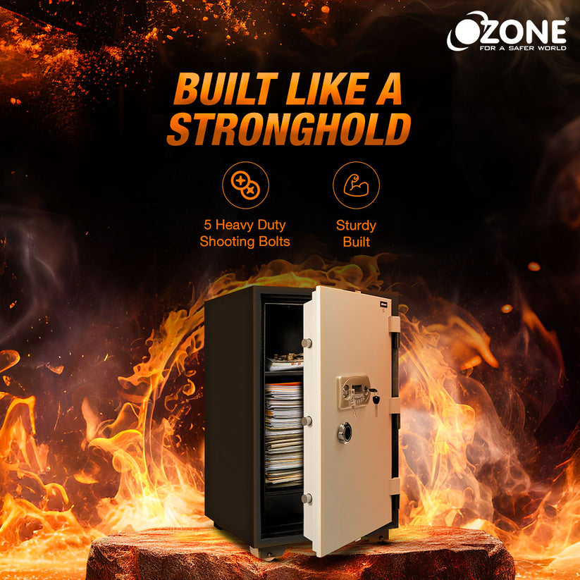 Buy Ozone Fire Warrior-99 (220), Fire Proof 145 Litre, Digital Keypad ...