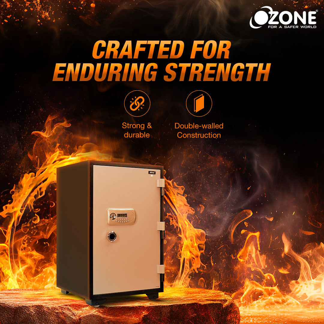 Buy Ozone Fire Warrior-99 (220), Fire Proof 145 Litre, Digital Keypad ...