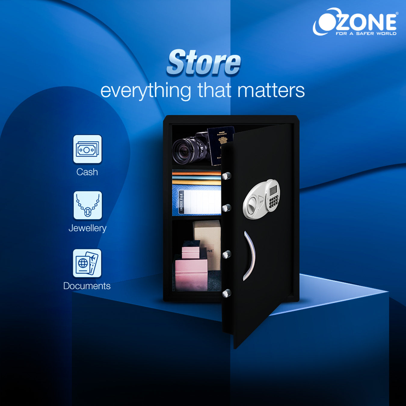 Buy Ozone ES-ECO-BB-77 - 95L Digital Safe Locker | Ozokart – Ozone Group