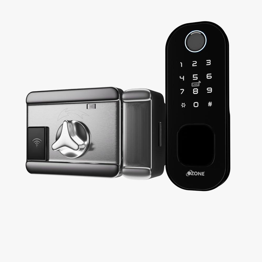 Ozone Iris Bluetooth Smart Door Lock with 4-way access | Door Thicknes